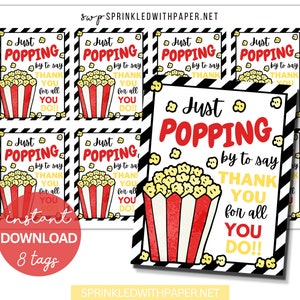 Appreciation Tags | Staff Co-worker Teacher Appreciation Print | Thank ...