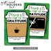 Gratitude Coffee Gift Card Holder, Appreciation Tag, Employee Staff Co ...