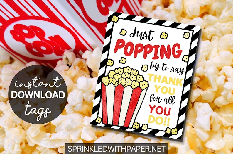 Appreciation Tags | Staff Co-worker Teacher Appreciation Print | Thank ...