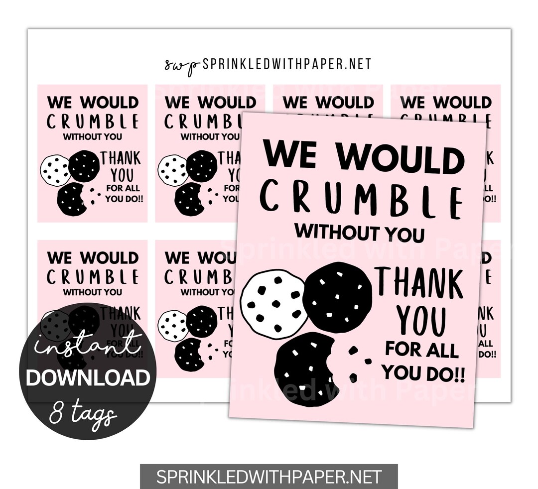 Appreciation Tags | Staff Co-worker Teacher Appreciation | Employee ...