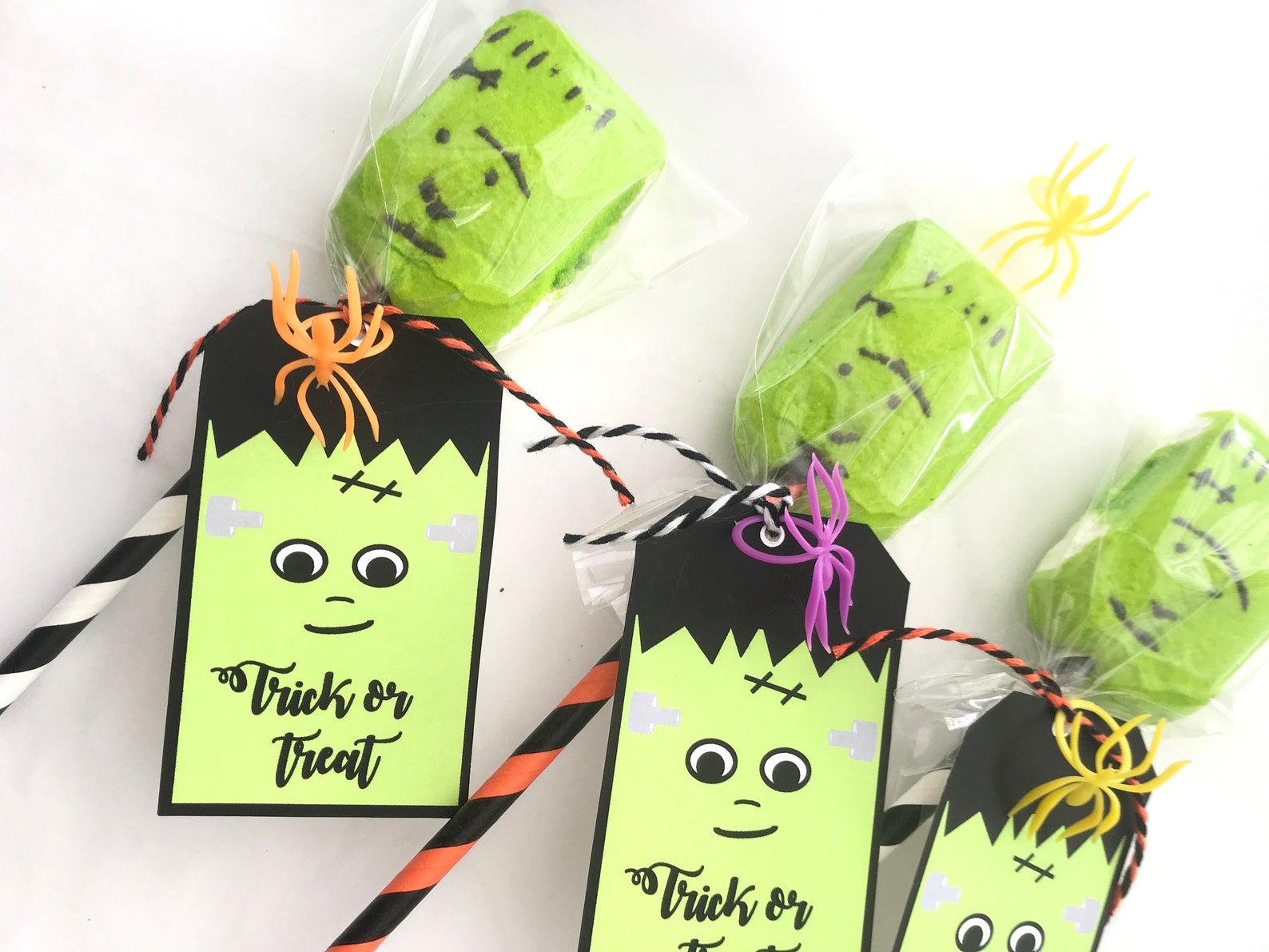 Frankenstein Favor Tags ,INSTANT DOWNLOAD, Halloween Tags, Halloween ...