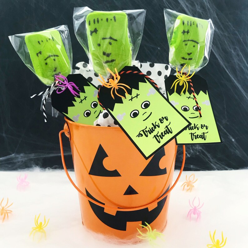 Frankenstein Favor Tags ,INSTANT DOWNLOAD, Halloween Tags, Halloween ...