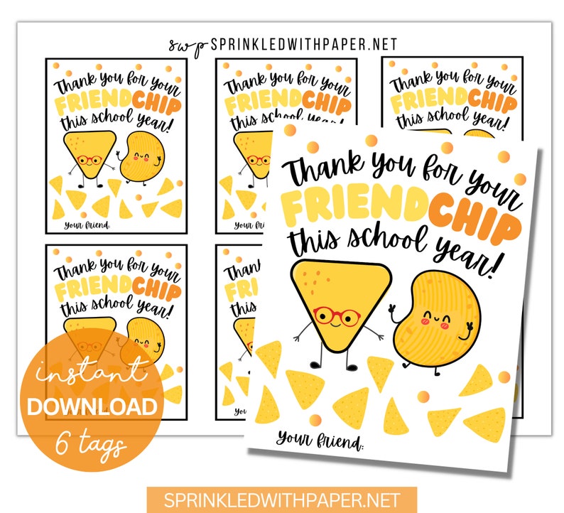 Last Day of School Tags | Appreciation Tags | Classroom Treat Tag ...