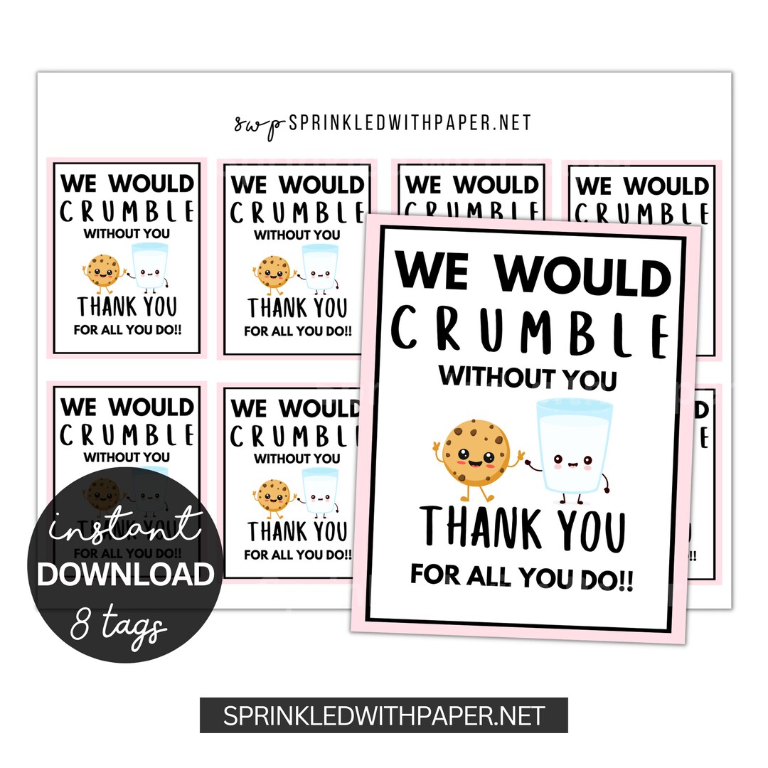 Appreciation Tags | Staff Co-worker Teacher Appreciation | Employee ...