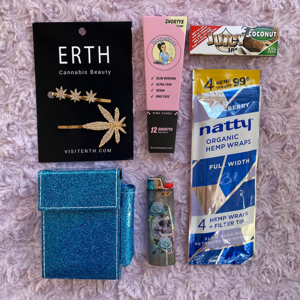 Best Buds Girly Smoking Essentials Gift Box Birthday or Bridesmaid Set ...