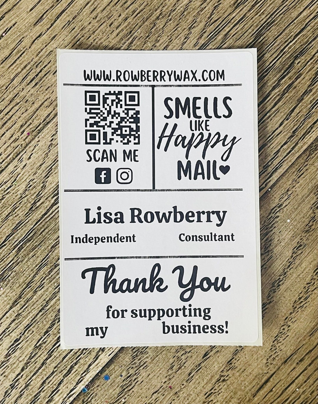 Independant Business Consultant 4x6in Thermal Business Sticker - Etsy
