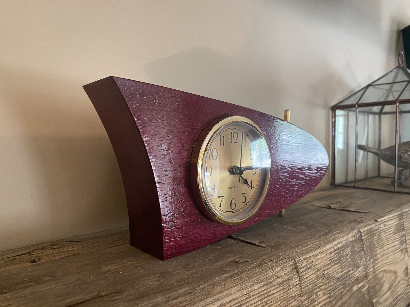 Mid Century Modern Clock, Boomerang Clock - Etsy