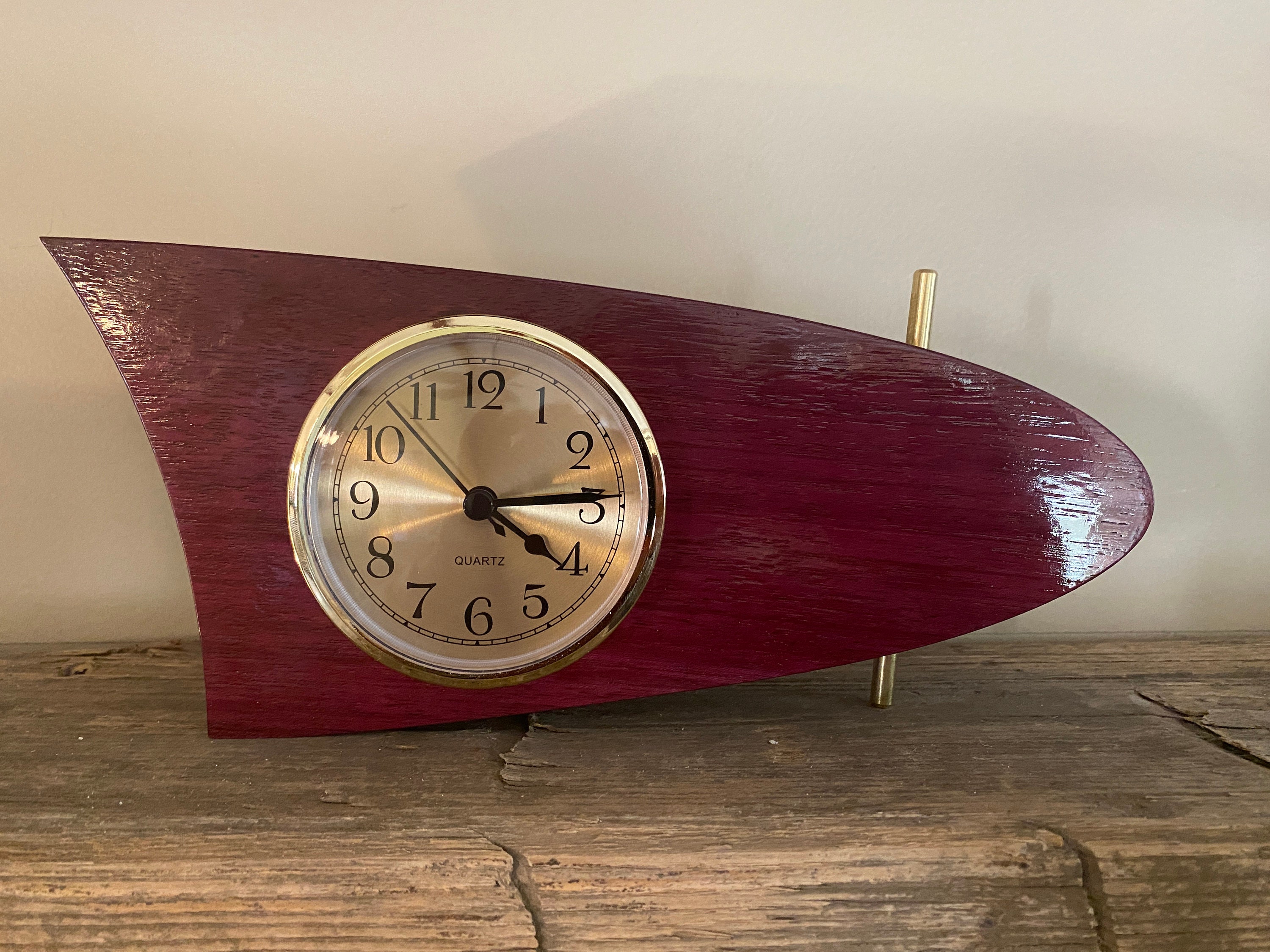 Mid Century Modern Clock, Boomerang Clock - Etsy