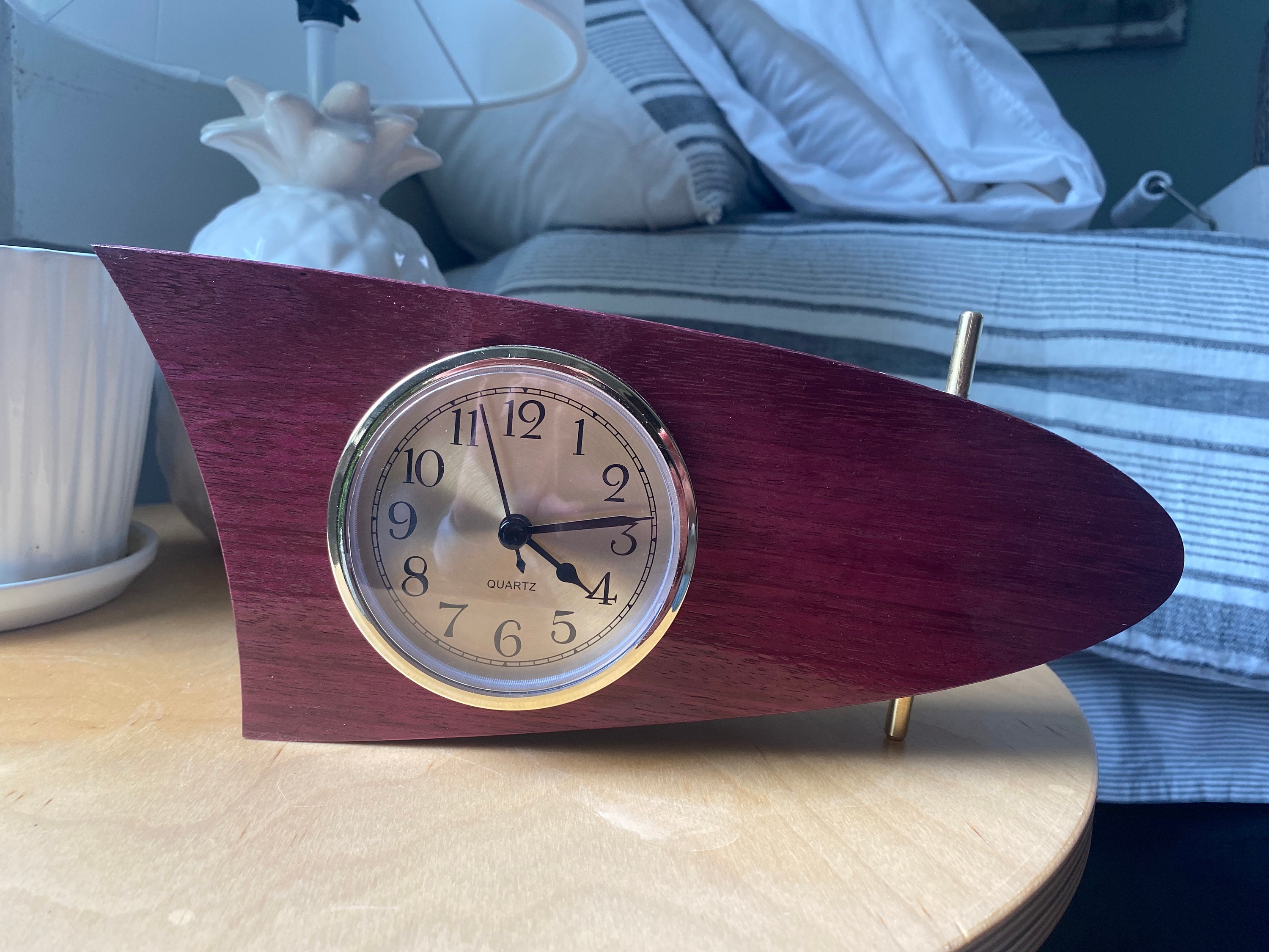 Mid Century Modern Clock, Boomerang Clock - Etsy