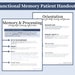 Functional Memory Patient Handouts / Strategies and Tips / Speech ...