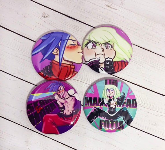 Galo Lio Kissing Buttons - Etsy