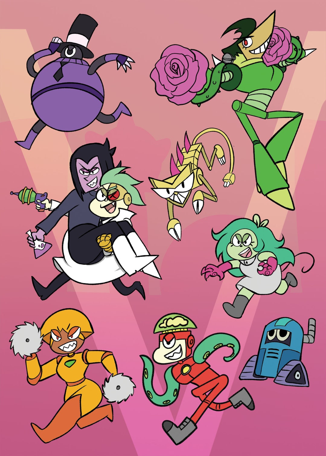 Boxy Bunch Sticker Sheet - Etsy