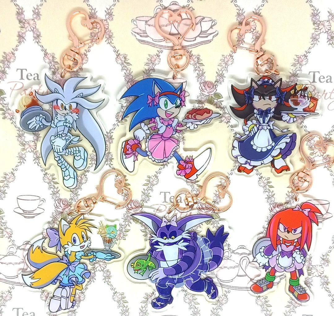 Maid Cafe Sonic Acrylic Design Key Chain/ Charm - Etsy