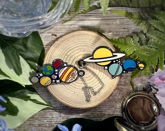 Solar System Enamel Pin - Etsy