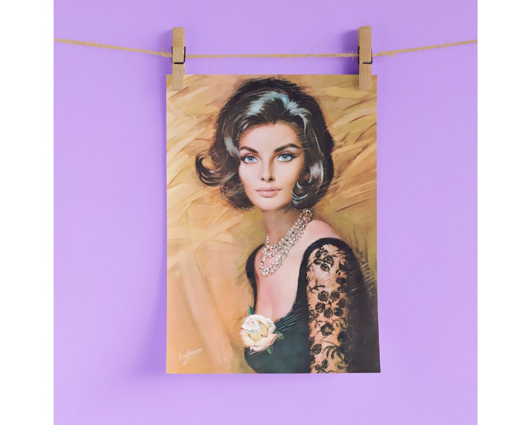 Vintage Louis Shabner Print - Nicola - Kitsch Mid Century Modern, Retro ...