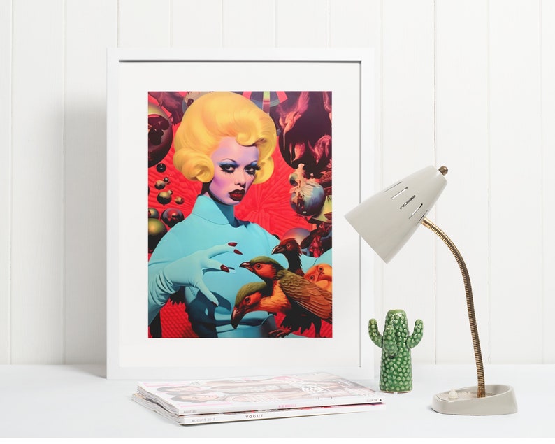 Kitsch Pop Art Print, Kitsch Poster, Kitsch Art, Tretchikoff Lady ...