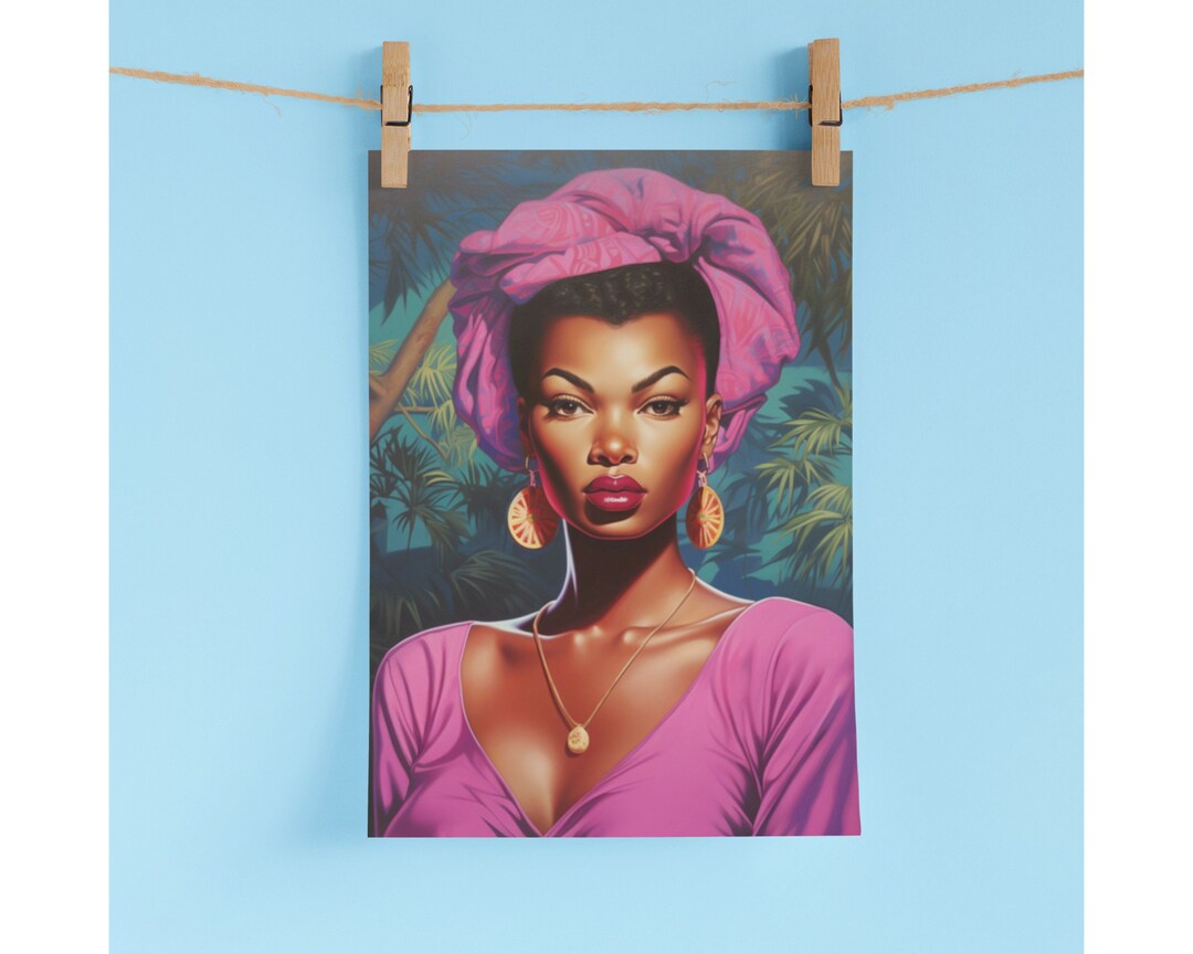 Mid Century Modern Kitsch Print of Issa - Wall Art, Valdimir ...