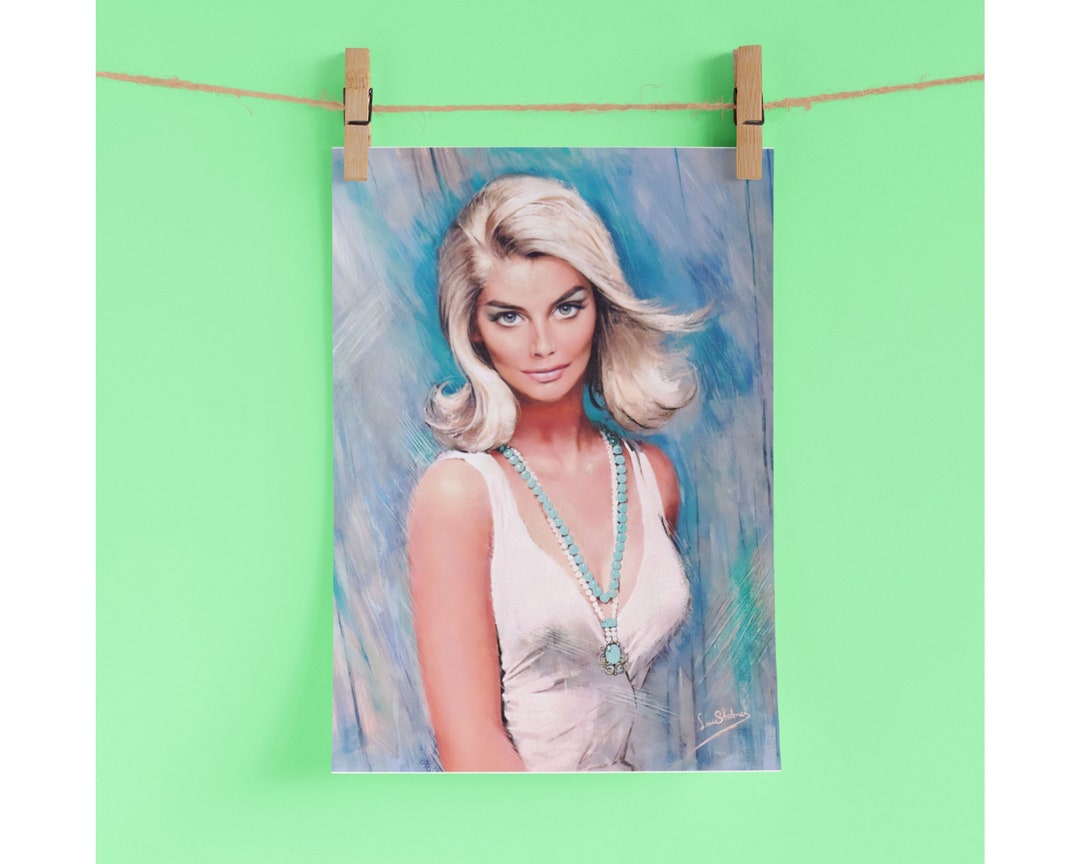 Vintage Louis Shabner Print, Kitsch Art, Mid Century Modern, Ingrid ...