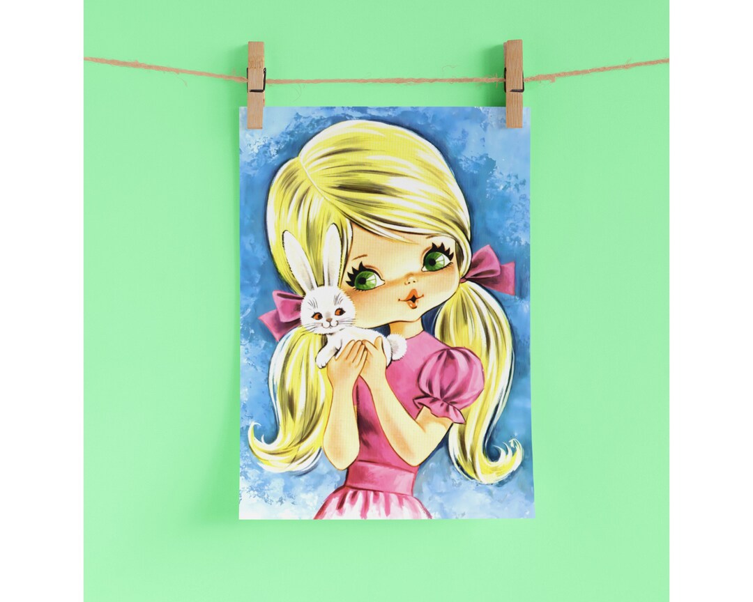 Vintage Mid Century Modern Kitsch Print, Retro Home Decor, 60s Wall Art ...
