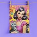 Mid Century Modern Kitsch Print of Kanna Wall Art, Valdimir Tretchikoff ...