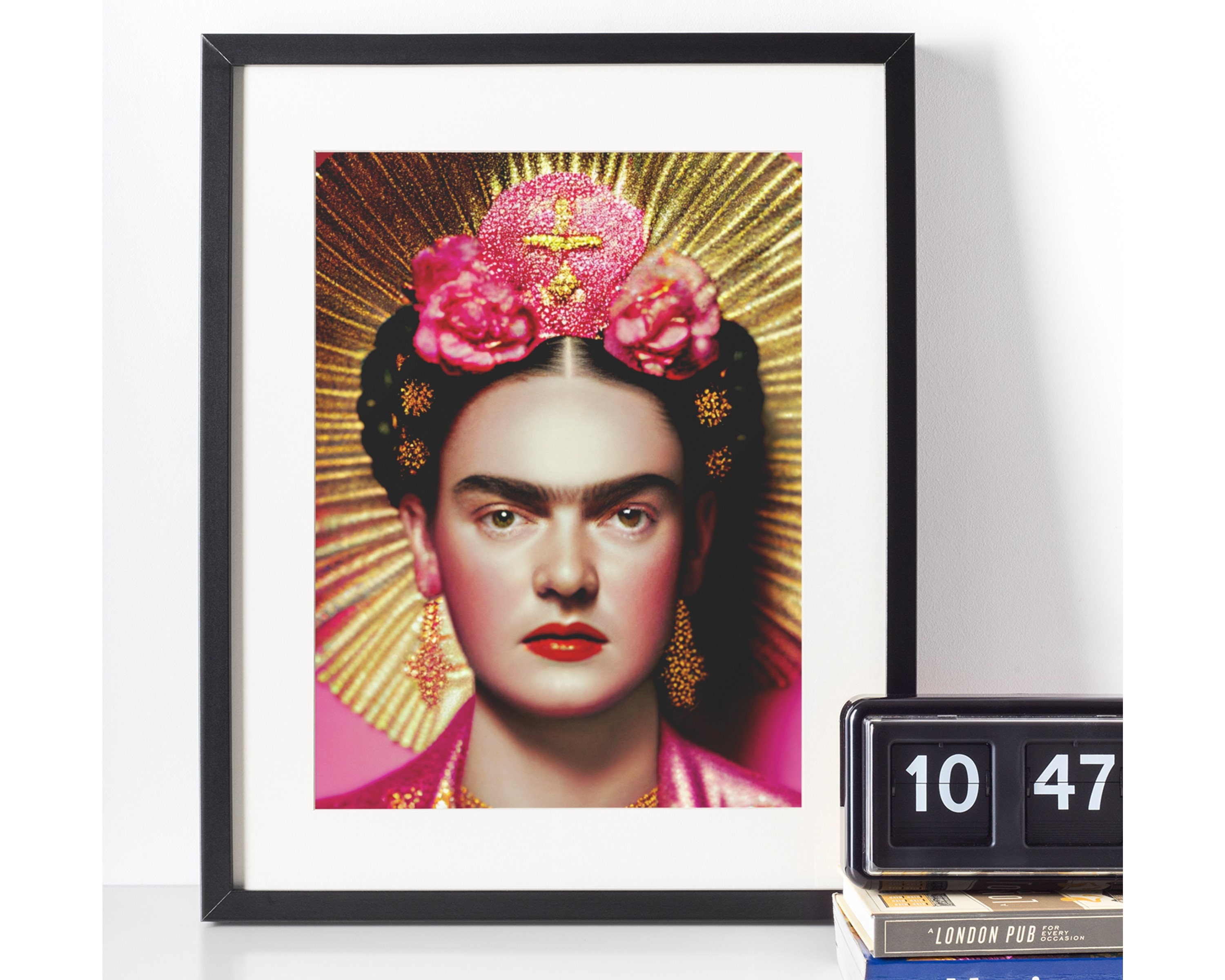 Frida Kahlo Kitsch Print, Quirky Wall Art, Kitsch Art, Frida Kahlo Home ...