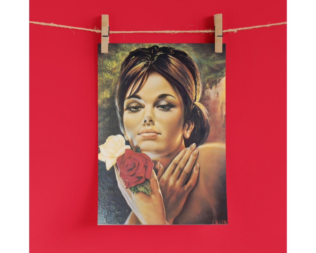 JH Lynch Vintage Print, Mid Century Modern Art, Kitsch Print, 1960's ...