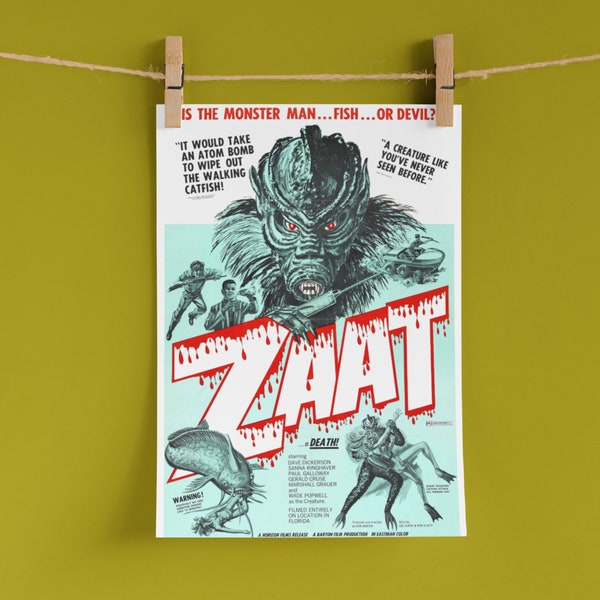 Retro Movie Poster - Etsy UK