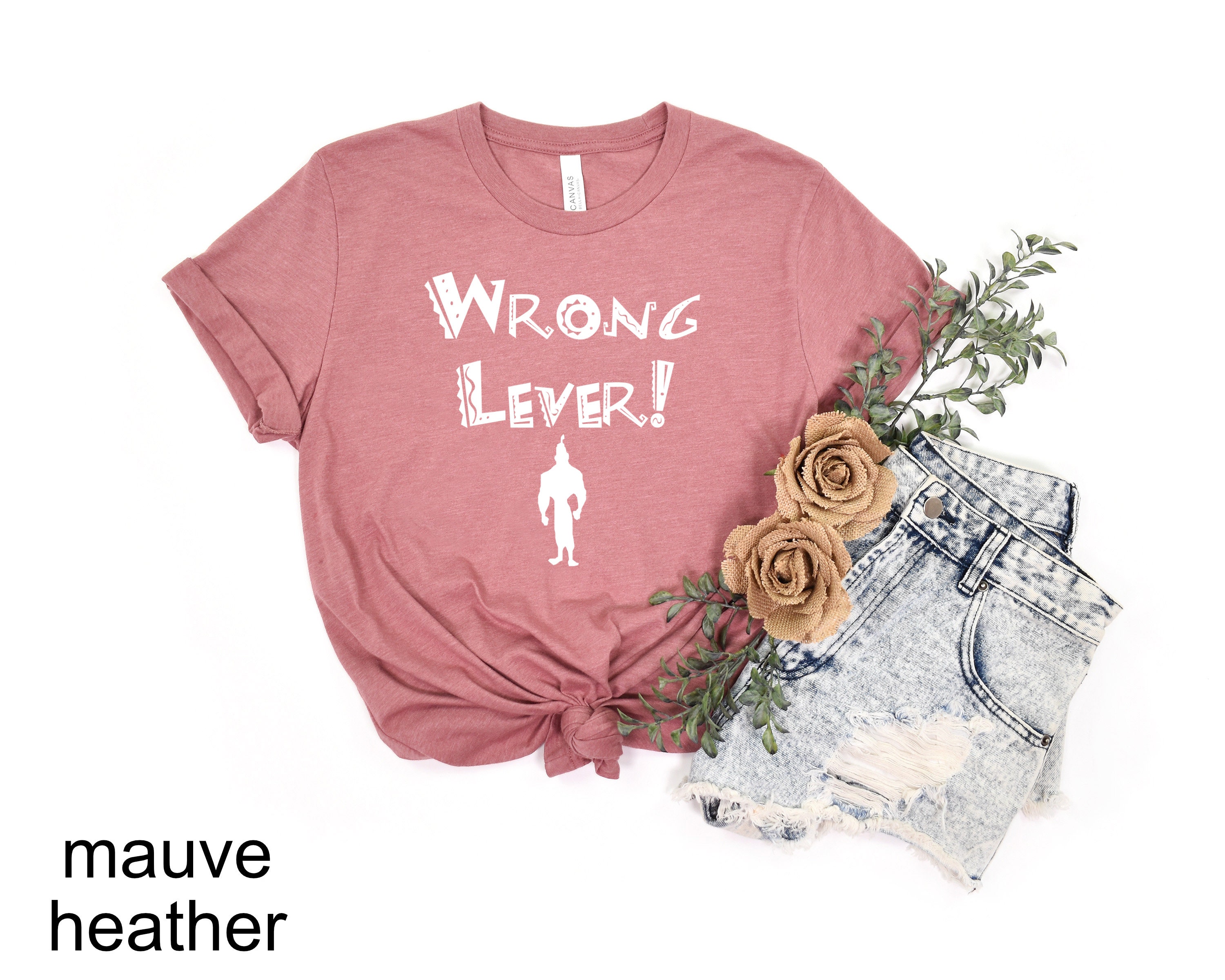 Wrong Lever Adult/Youth Unisex T-shirt Disney Emperors New | Etsy