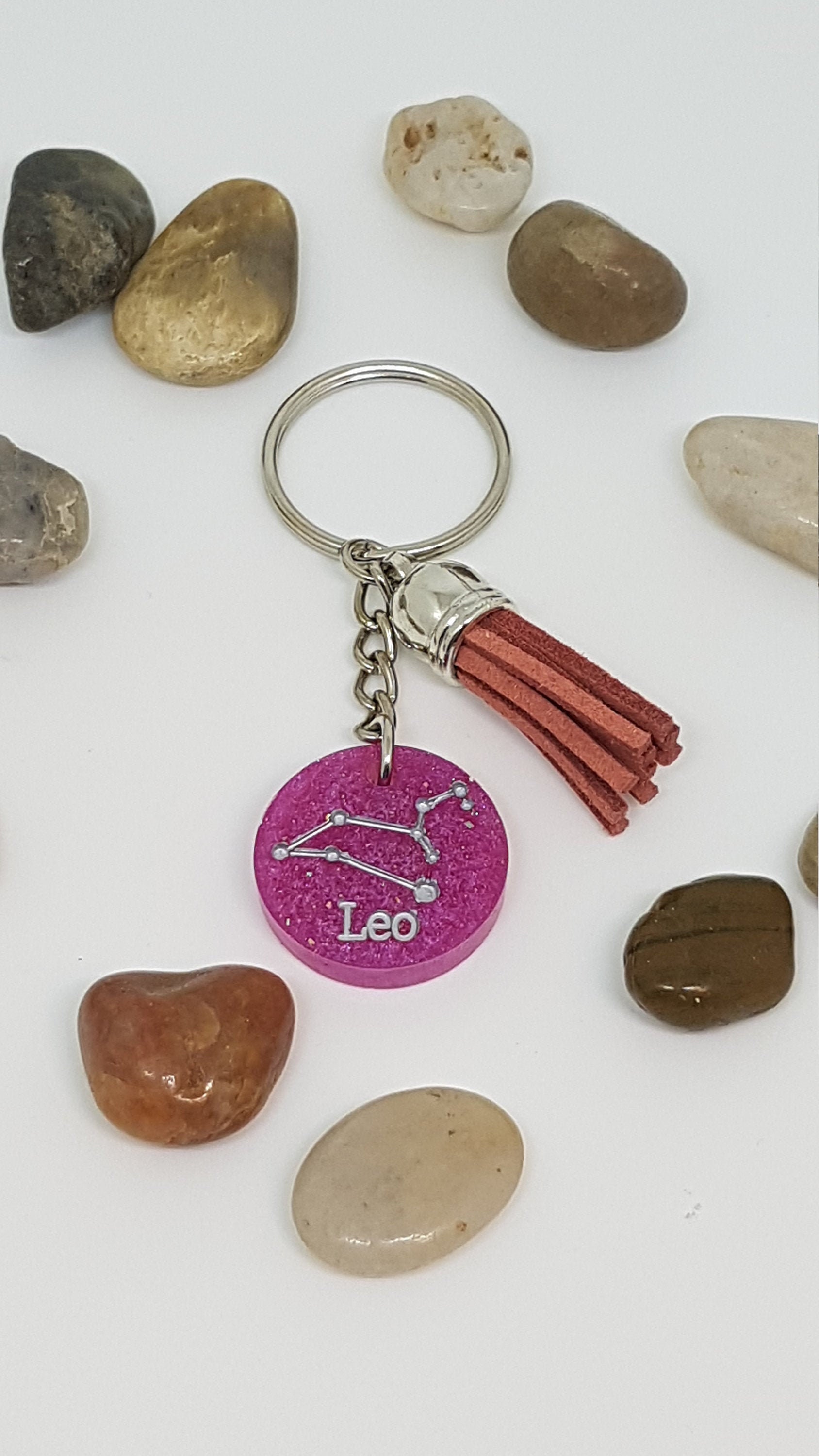 Leo Keychain Astrology Gift for Leo Zodiac Gift for Friend - Etsy
