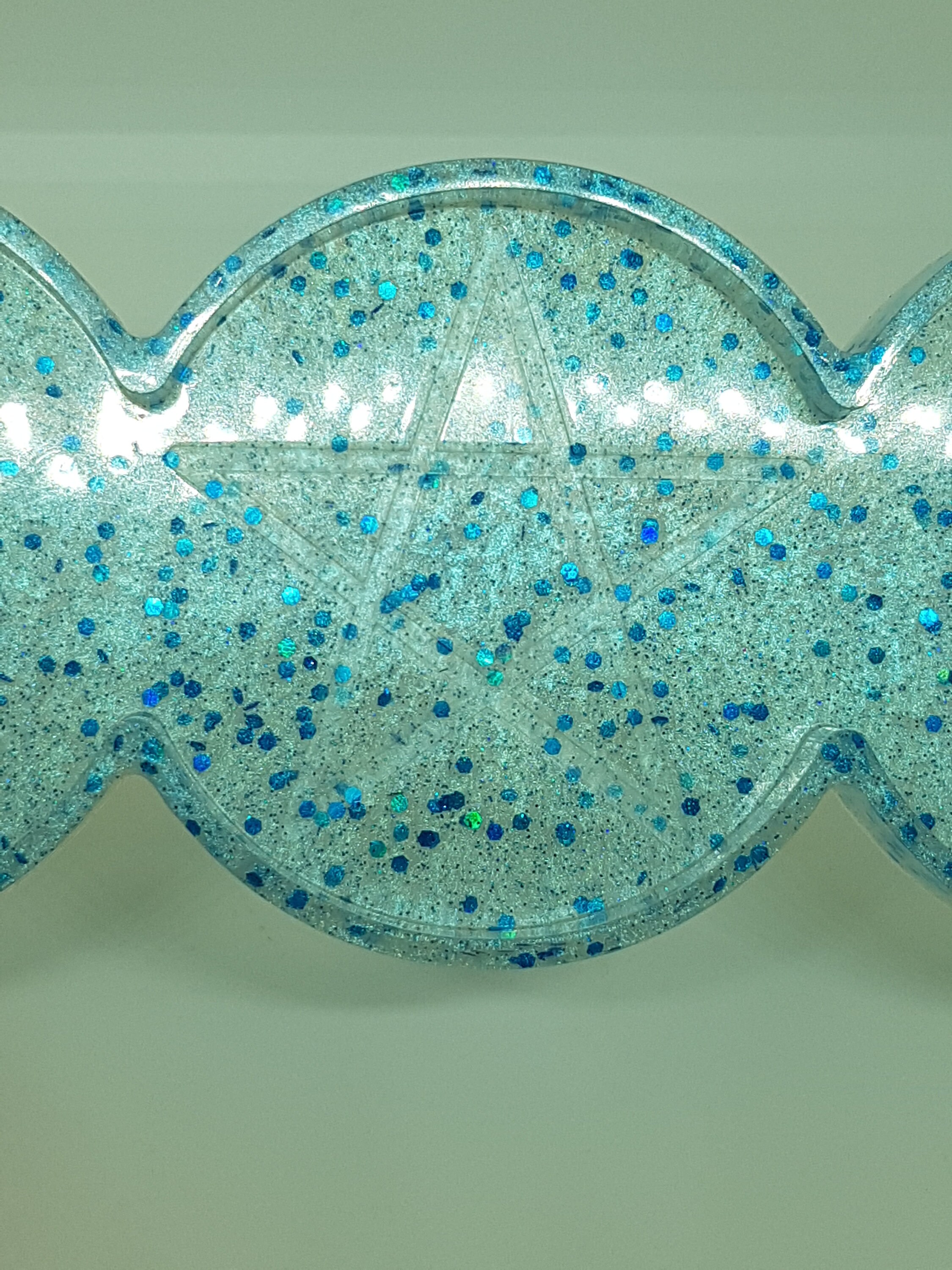 Moon Phase Tray Moon Tray Moon Phase Pentagram Dish Triple - Etsy
