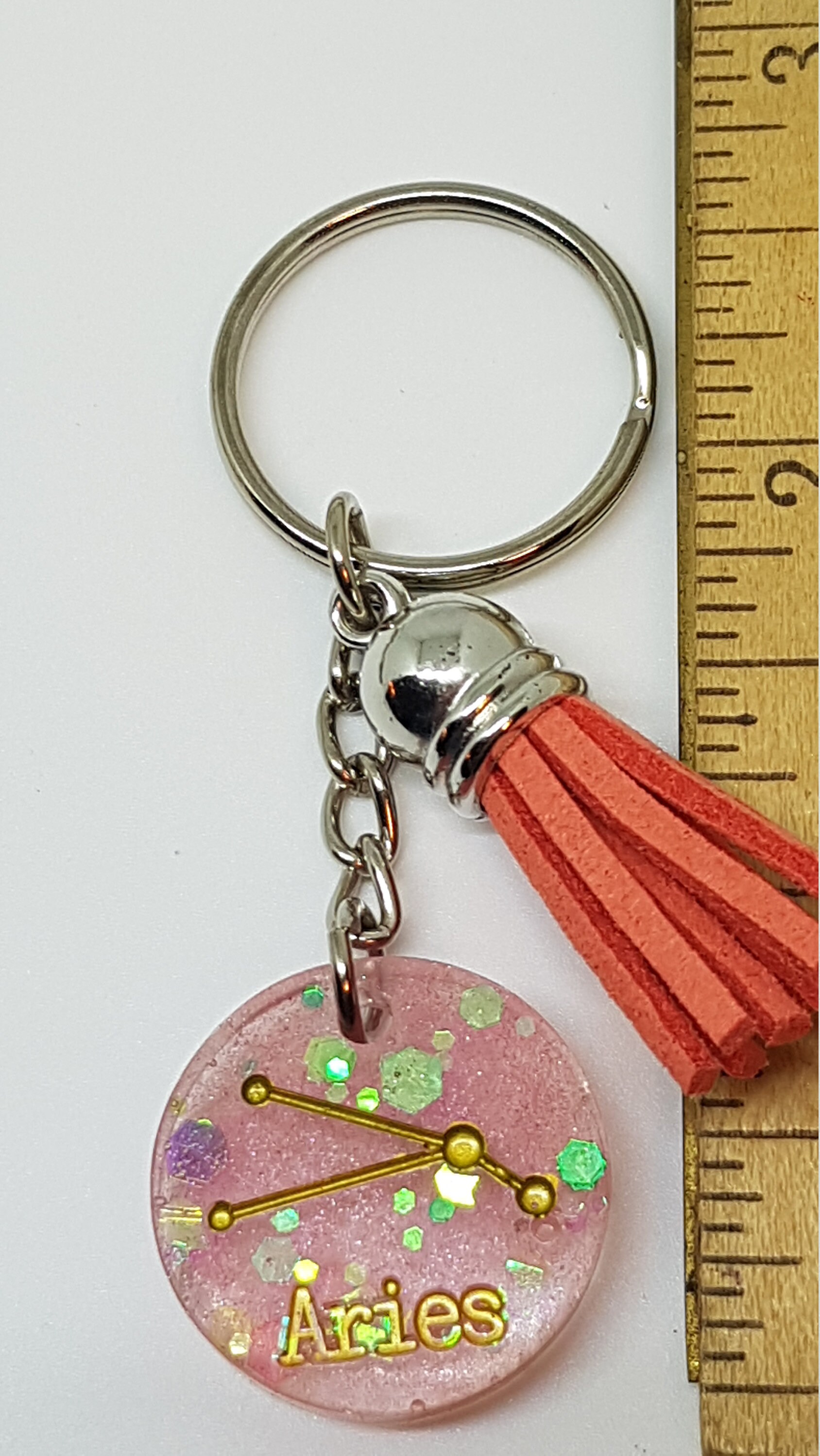 Aries Keychain Astrology gift for Aries zodiac gift for | Etsy