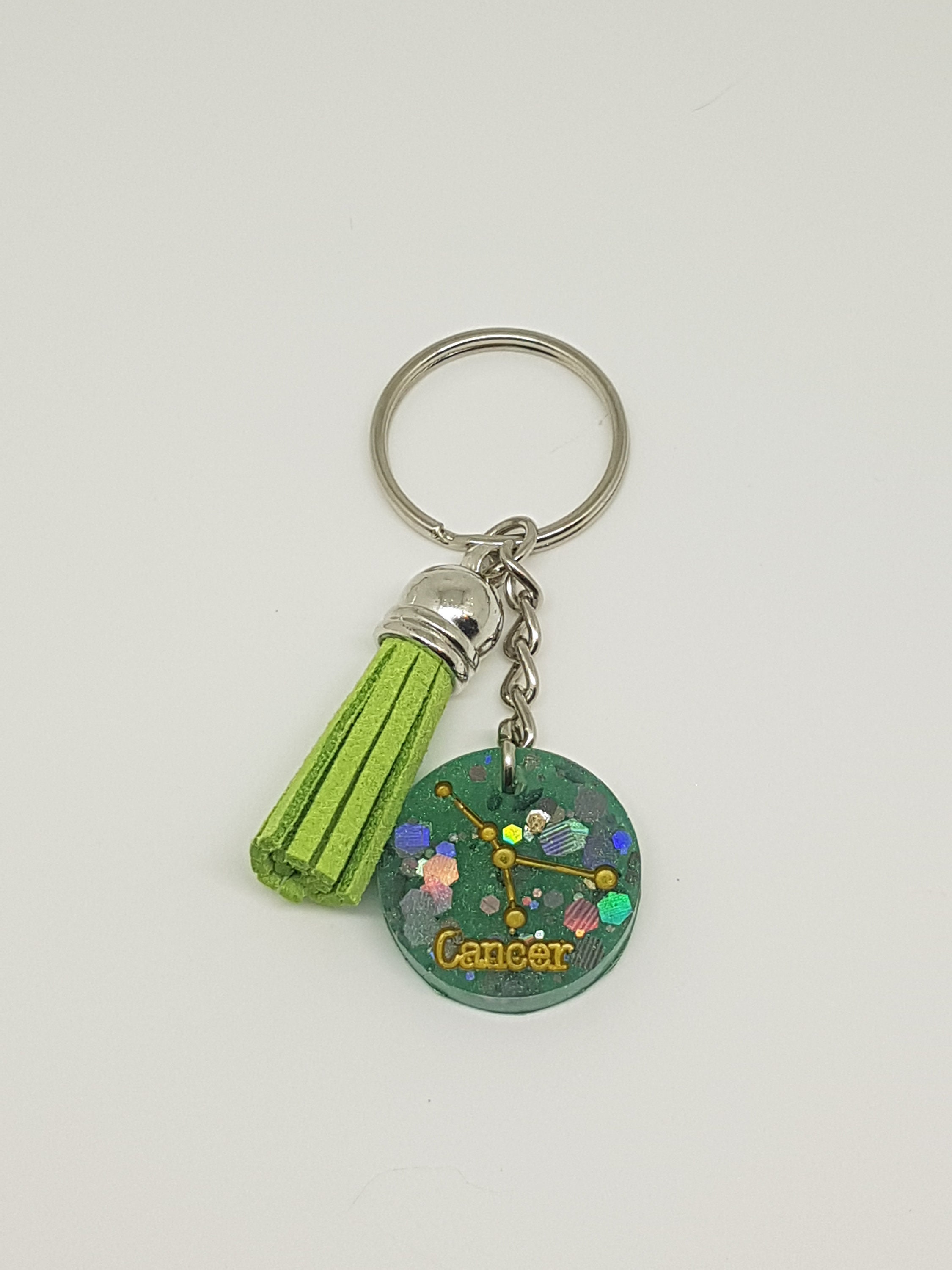 Zodiac Keychain, Astrology Gift for Wiccan, Zodiac Gift for Friend ...