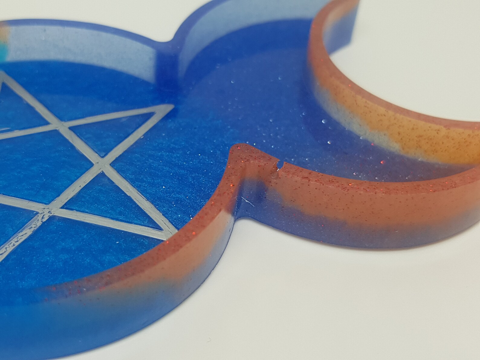 Moon Phase Tray Moon Tray Moon Phase Pentagram Dish Triple - Etsy