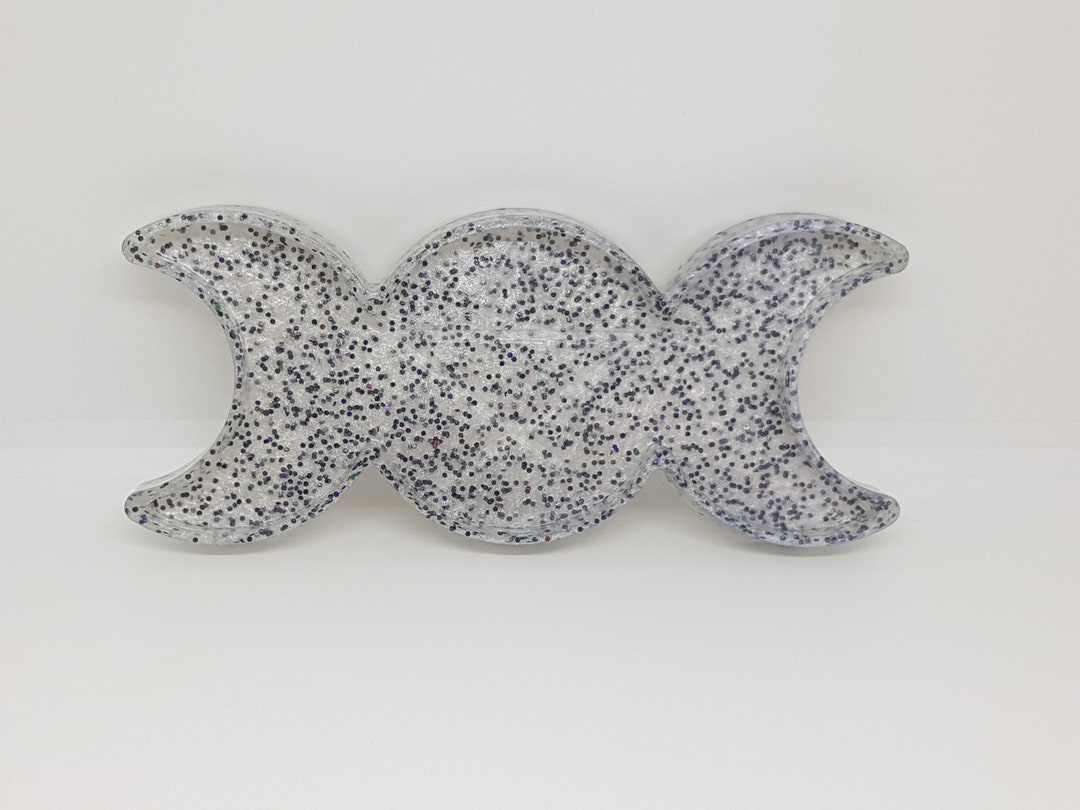 Moon Phase Tray Moon Tray Moon Phase Pentagram Dish Triple - Etsy