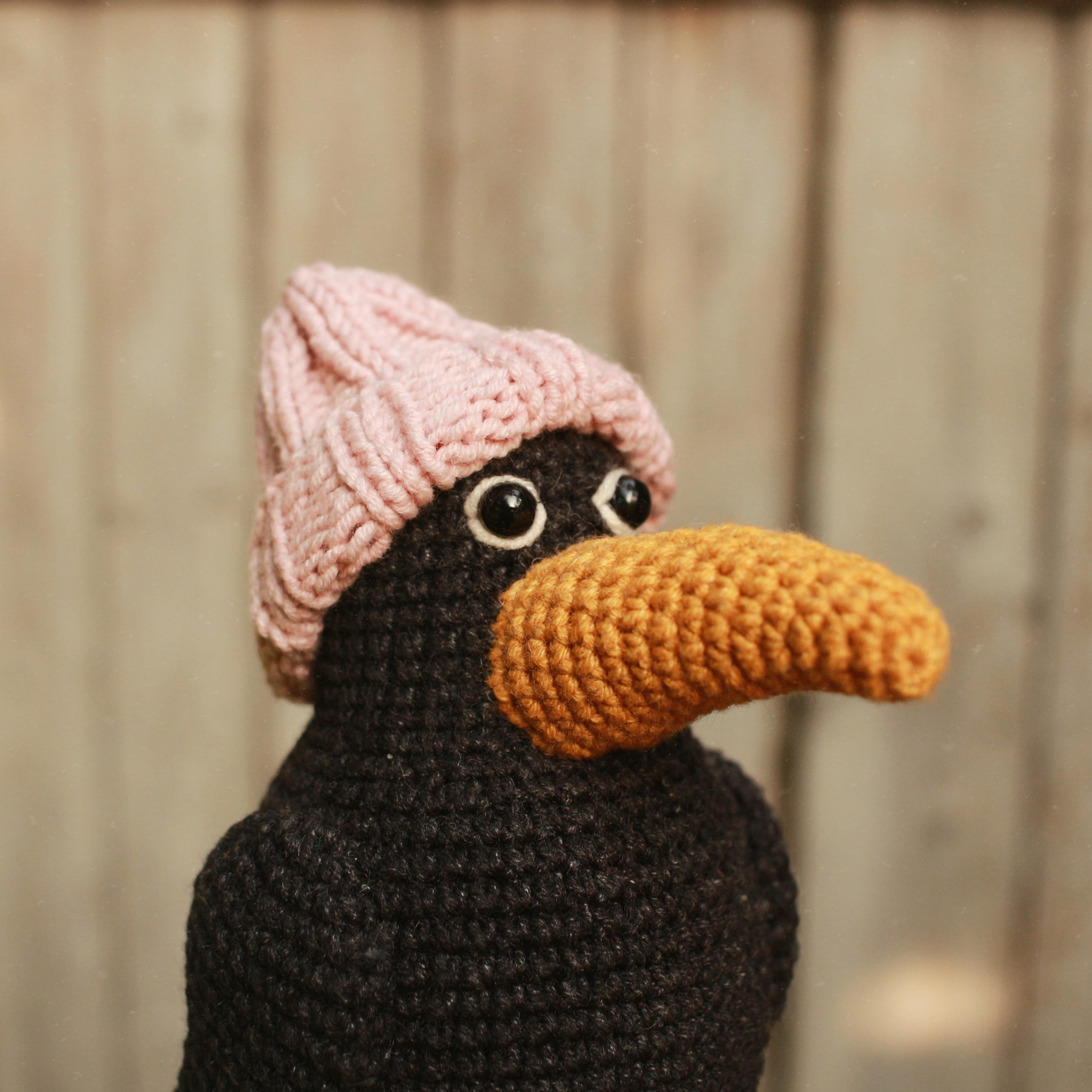 Raven toy raven bird crochet bird bird toy totem raven | Etsy