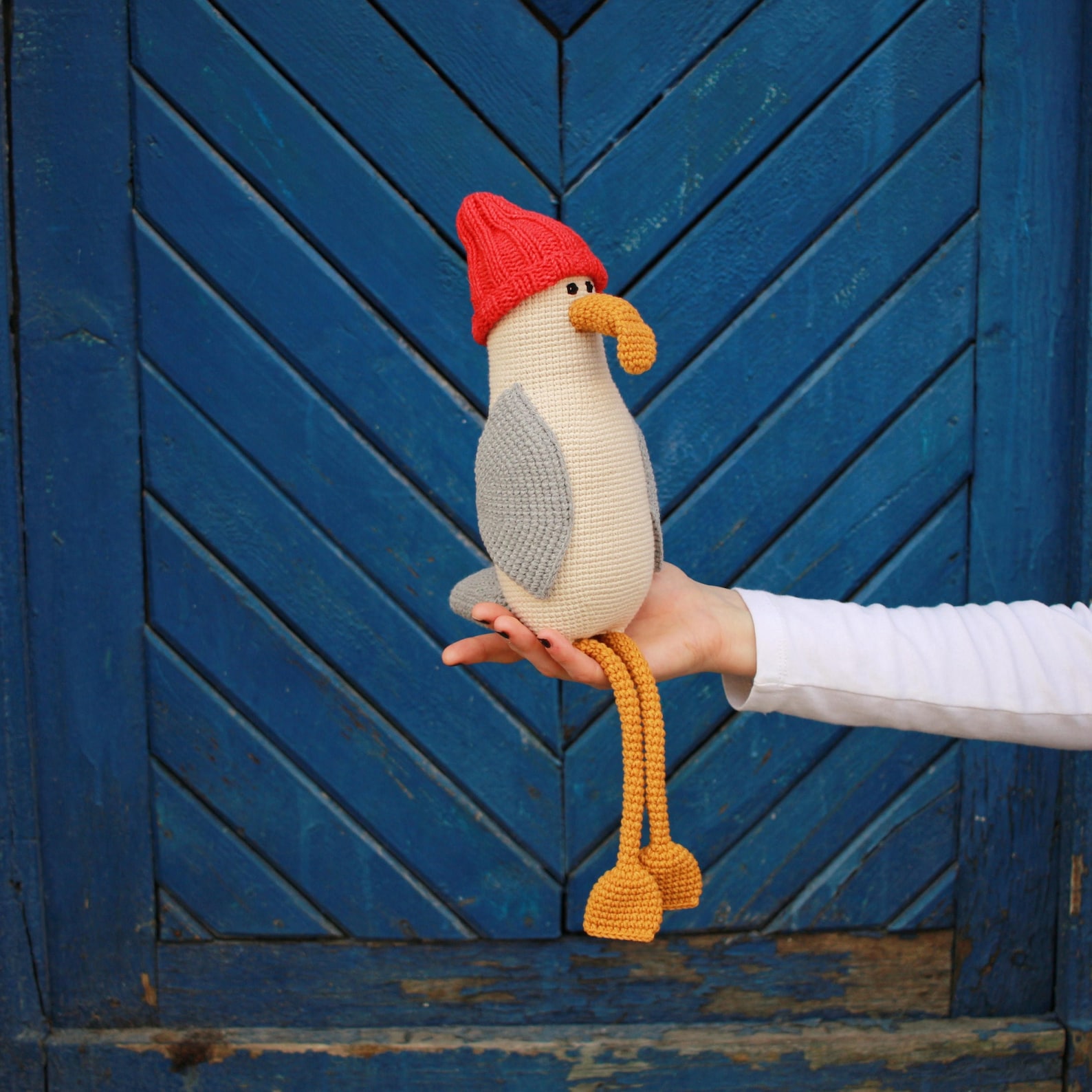 Big Seagull Toy Amigurumi Gull Soft Toy Soft Seagull - Etsy