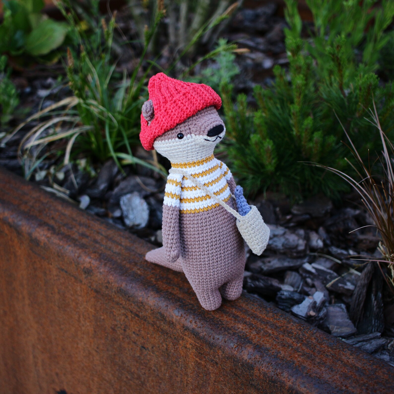 Otter, Crochet Otter, Amigurumi Otter, Soft Toy Otter, Birthday Gift ...