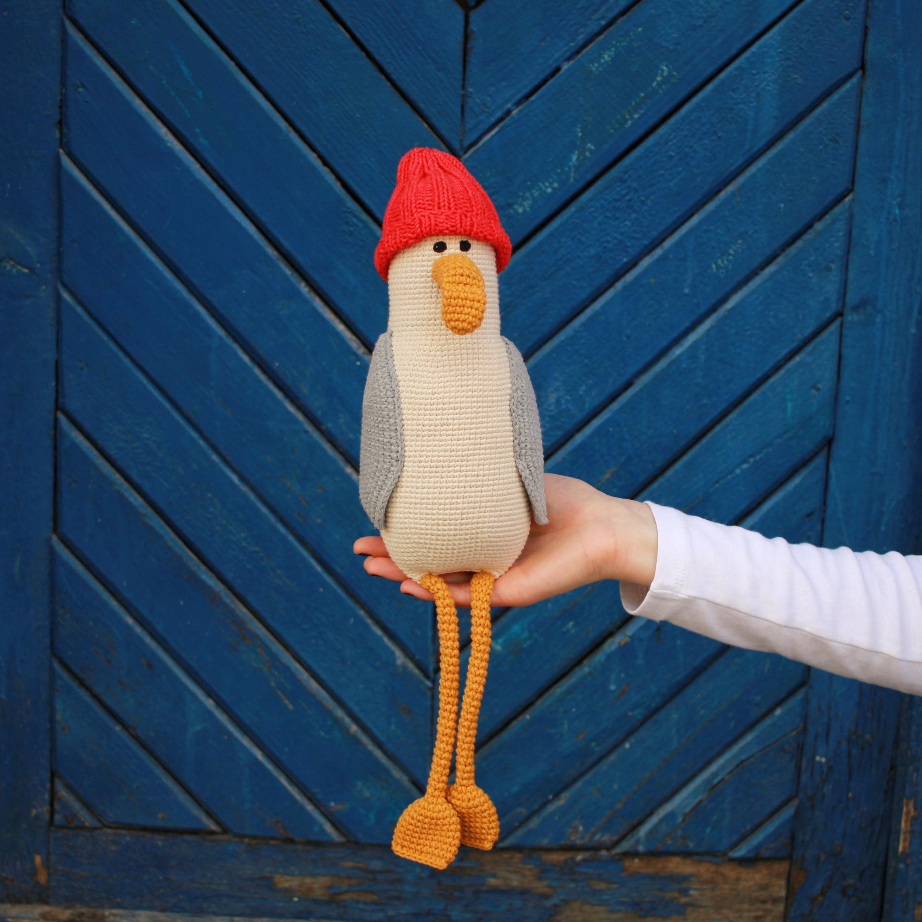 Big Seagull Toy Amigurumi Gull Soft Toy Soft Seagull - Etsy