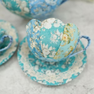 PDF Sewing Pattern & Video Tutorial : Making Teapot N Teacup, Saucer ...