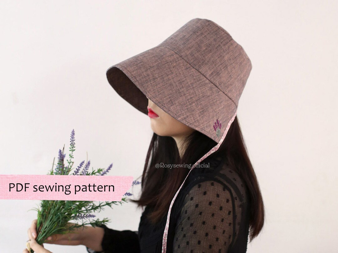PDF Womans Bonnet Hat Sewing Pattern - Etsy