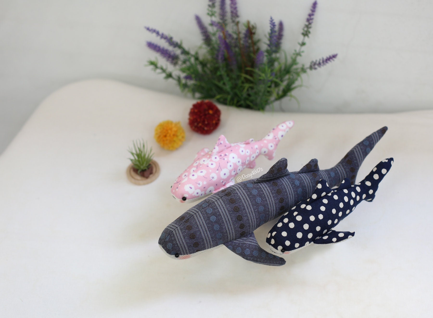 PDF Whale Shark Family30cm & 20cm Sewing Doll E-pattern - Etsy