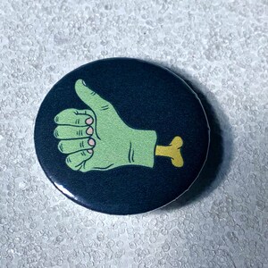Zombie Thumbs up Pin - Etsy