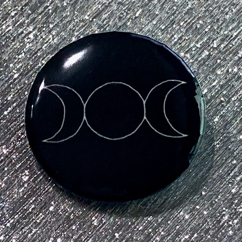 Triple Moon Pin - Etsy