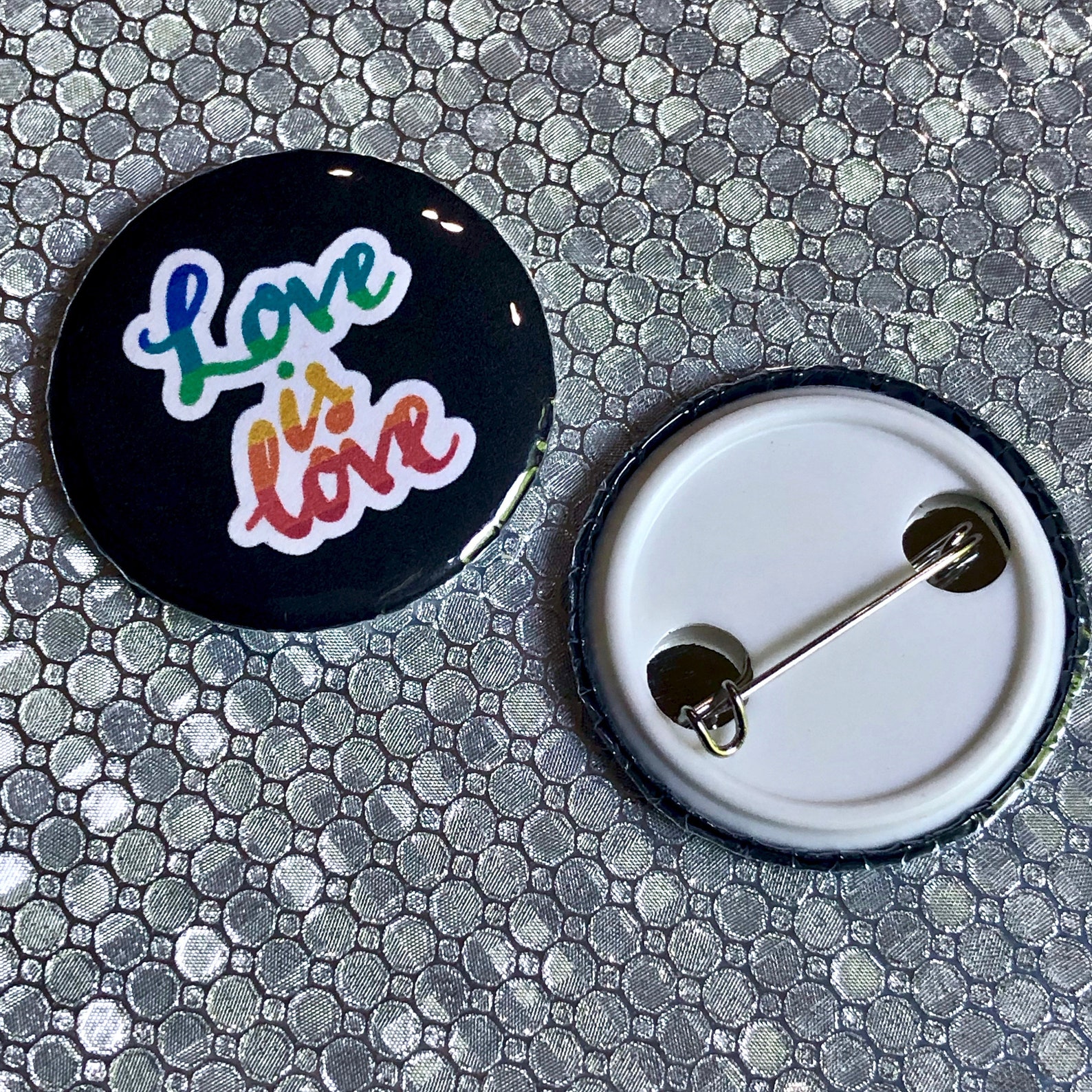 Love is Love Rainbow Pride Pin | Etsy
