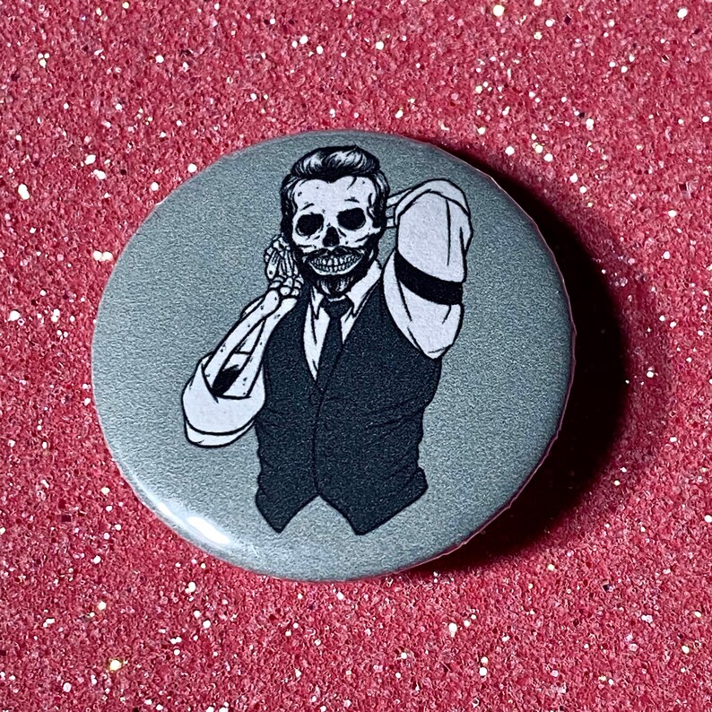 Bone Daddy Skeleton Pin - Etsy