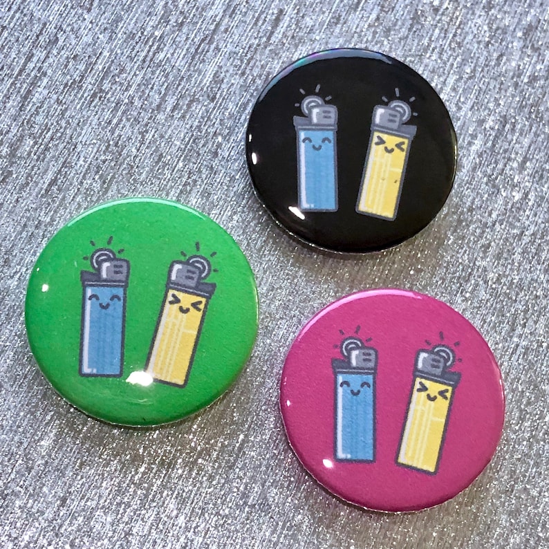 Kawaii Lighter Pins | Etsy