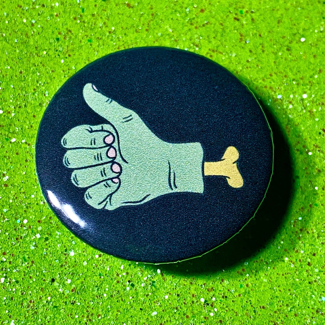 Zombie Thumbs up Pin - Etsy