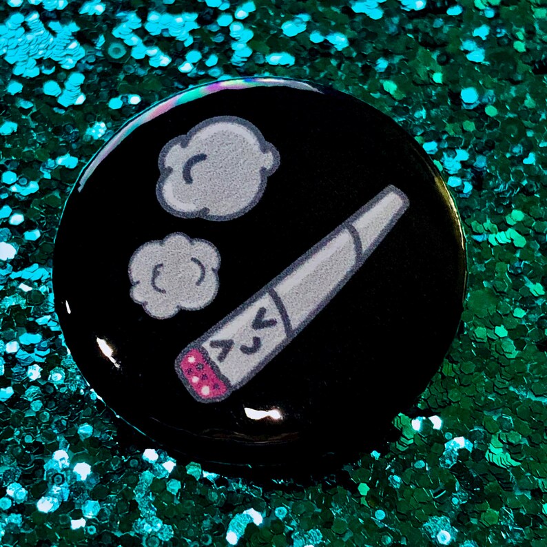 Cute Marijuana Joint Pin - Etsy