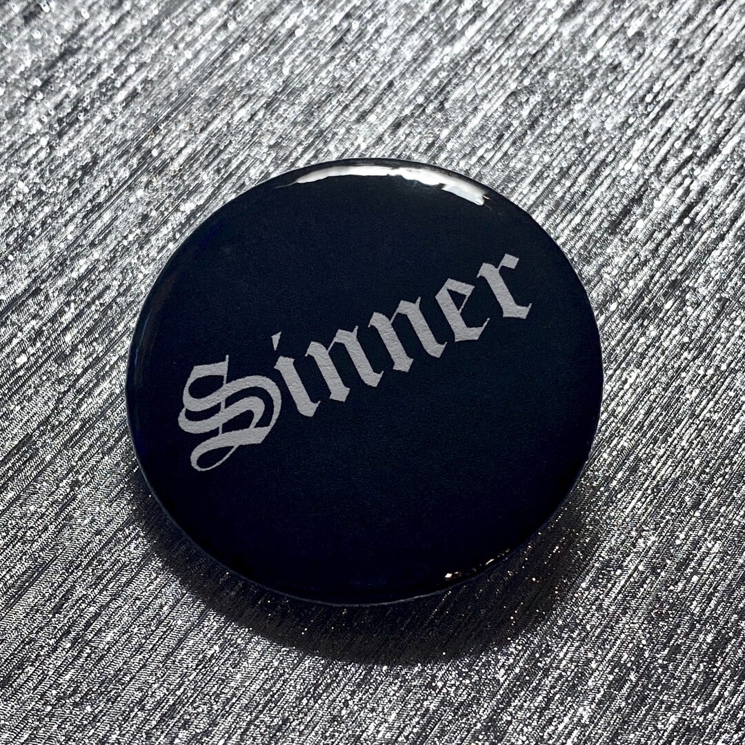 Sinner Pin - Etsy