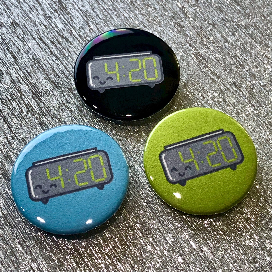 420 Alarm Clock Pin - Etsy